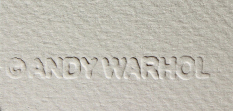 ANDY WARHOL Torso 50 Cm X 35 Cm Signed Lithograph Limited Xx/125 - Etsy