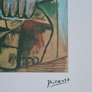 PABLO PICASSO Child With a Shovel 28 X 38 Cm Signed Lithograph Limited ...