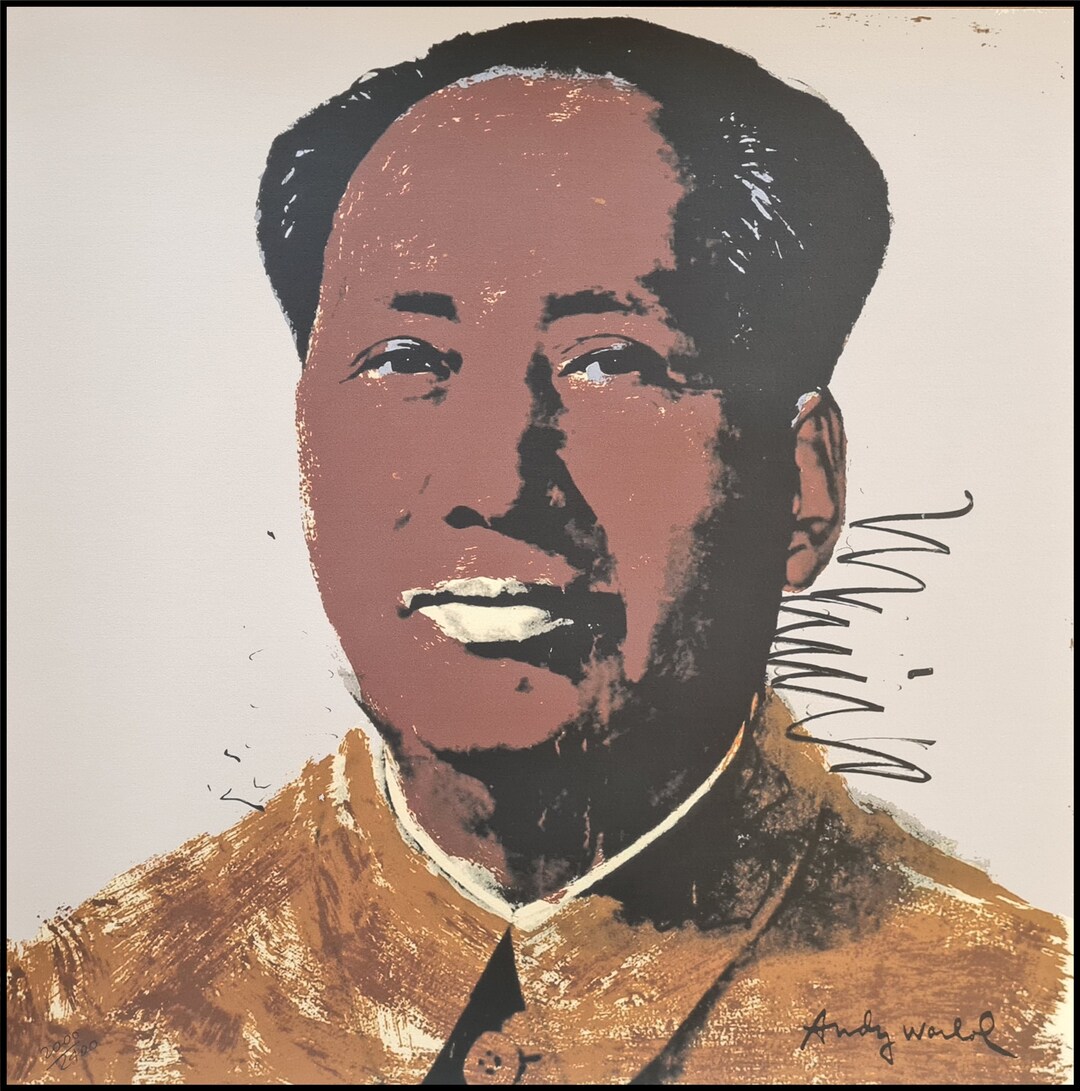 ANDY WARHOL * Mao Zedong * 60 X 60 Cm * Signed Lithograph * Limited ...