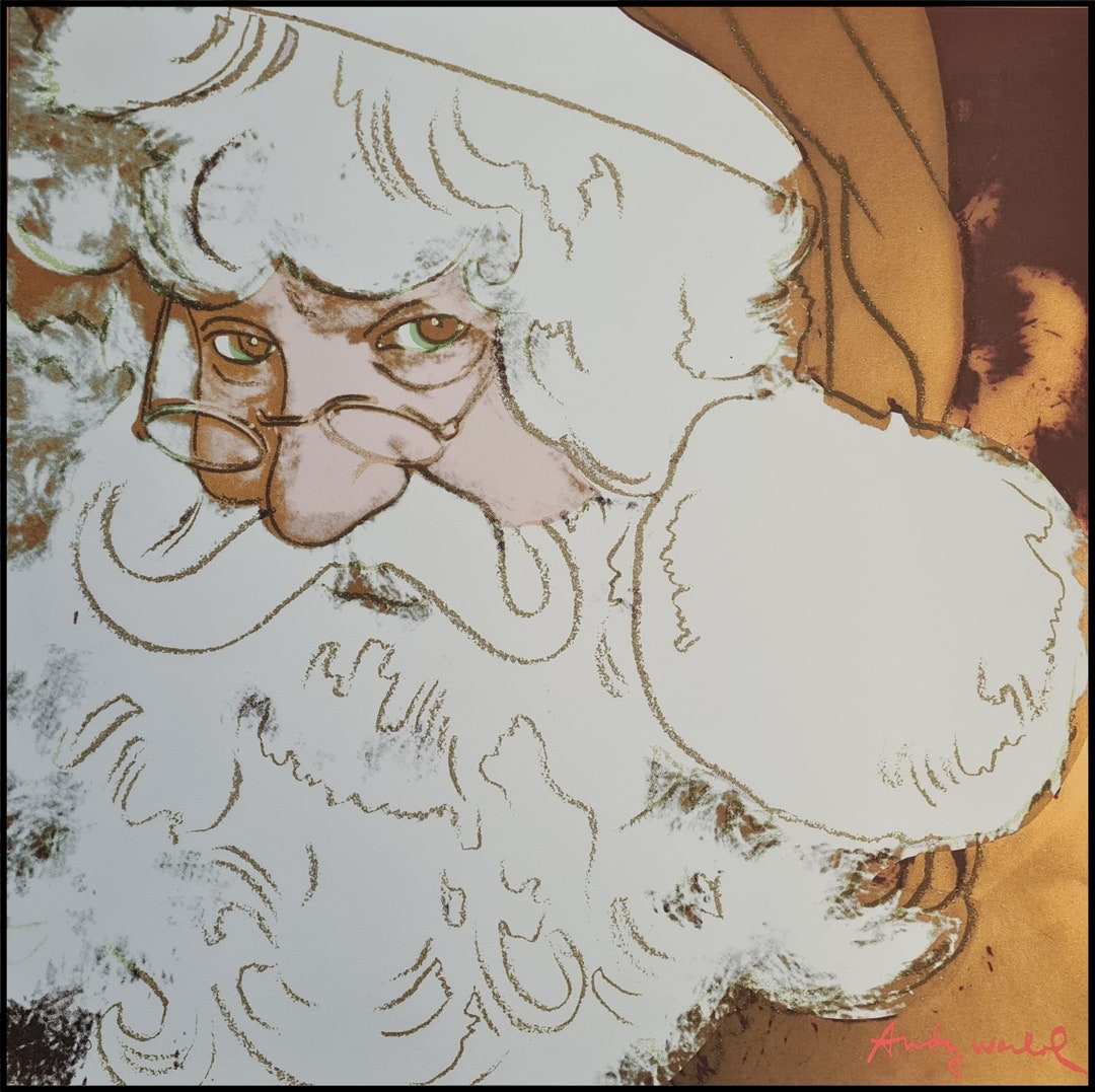 ANDY WARHOL * Santa Claus * Lithograph * Limited # Xx/2400 CMOA Signed ...