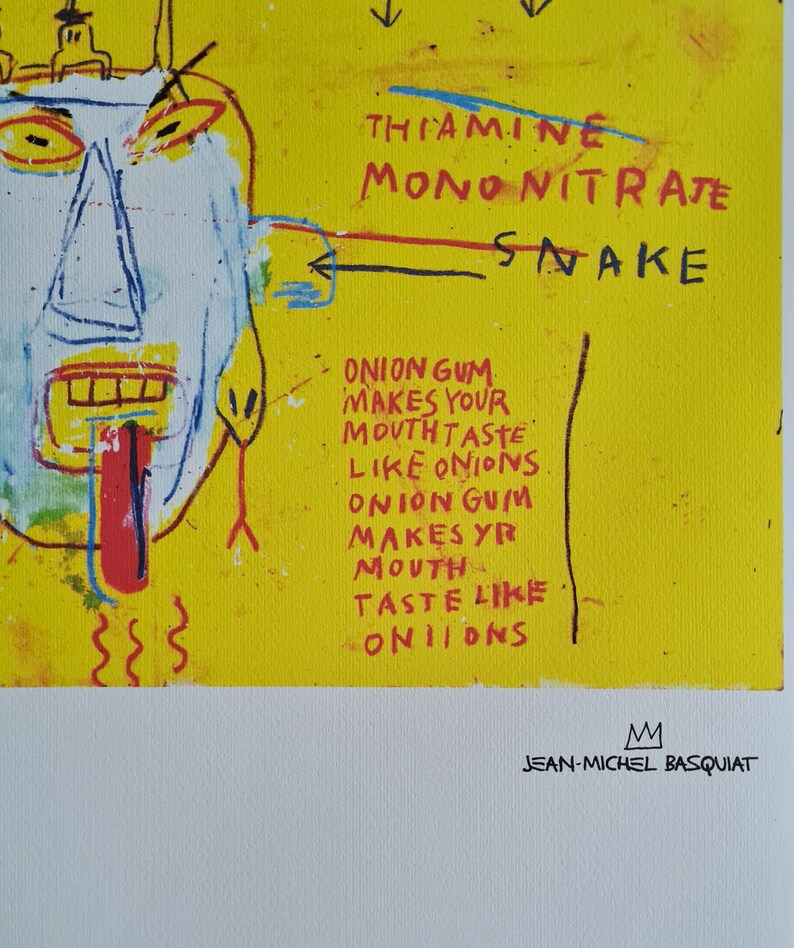 JEAN-MICHEL BASQUIAT * Untitled * 70 X 50 Cm * Lithograph * Limited ...