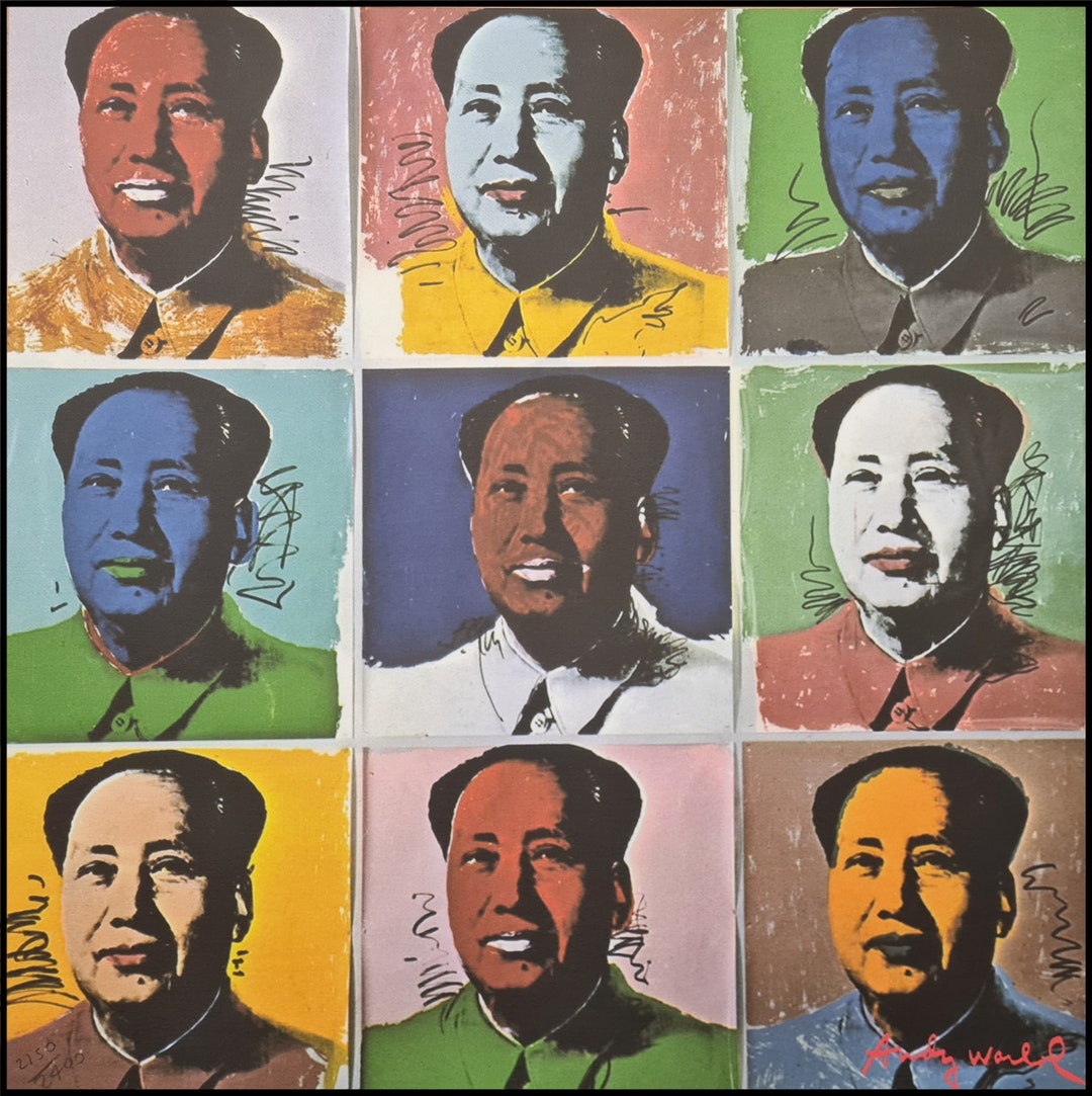 ANDY WARHOL Mao Zedong Lithograph Limited Xx/2400 CMOA Signed - Etsy