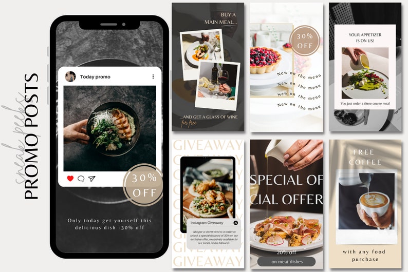 Restaurant Instagram Story Template Restaurant Instagram Story Food ...