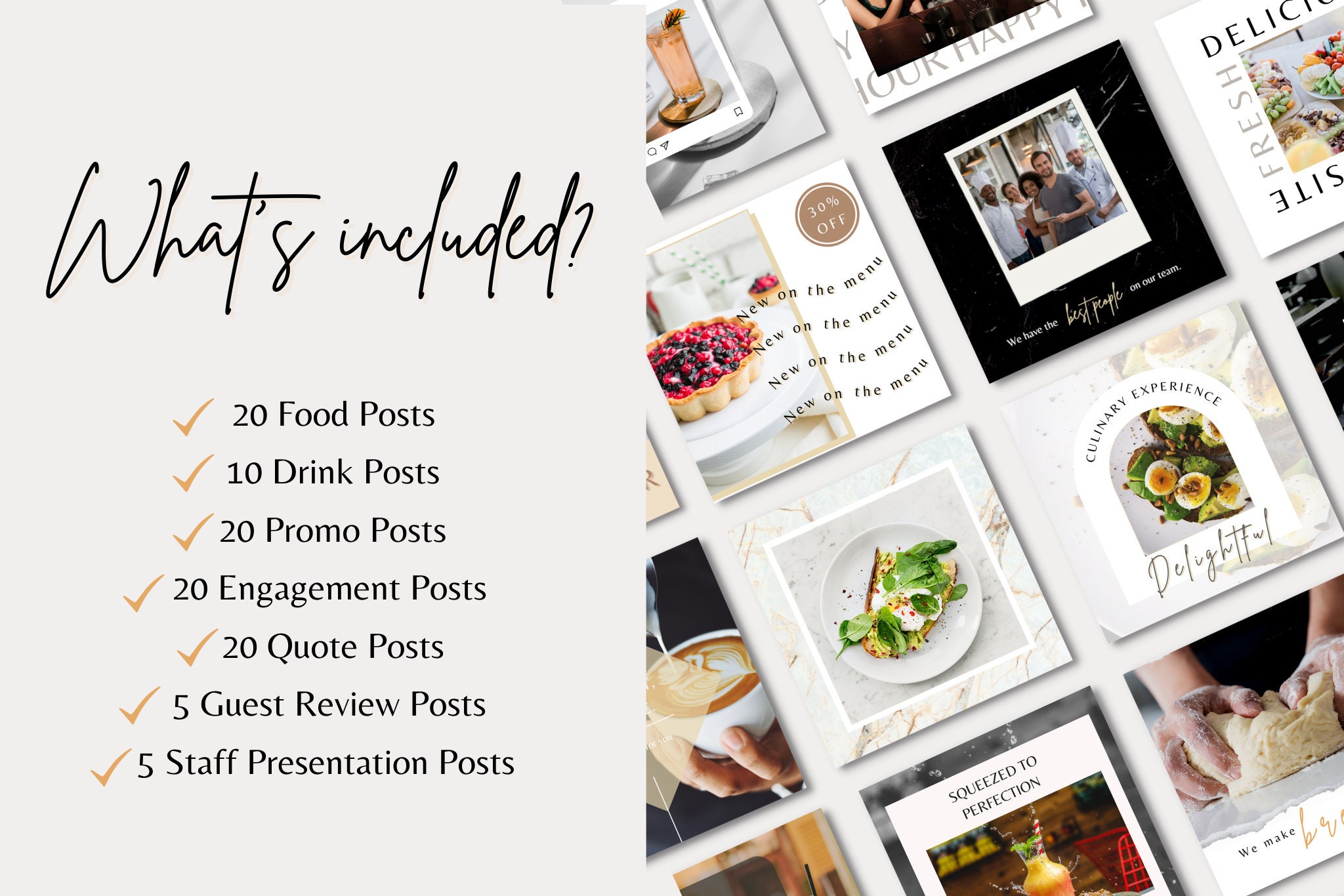 100 Restaurant Social Media Posts Restaurant Instagram Posts Bar ...
