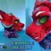 Wickerbeast 3D Printed Head Base Fursuit Furry Moving Jaw - Etsy Canada