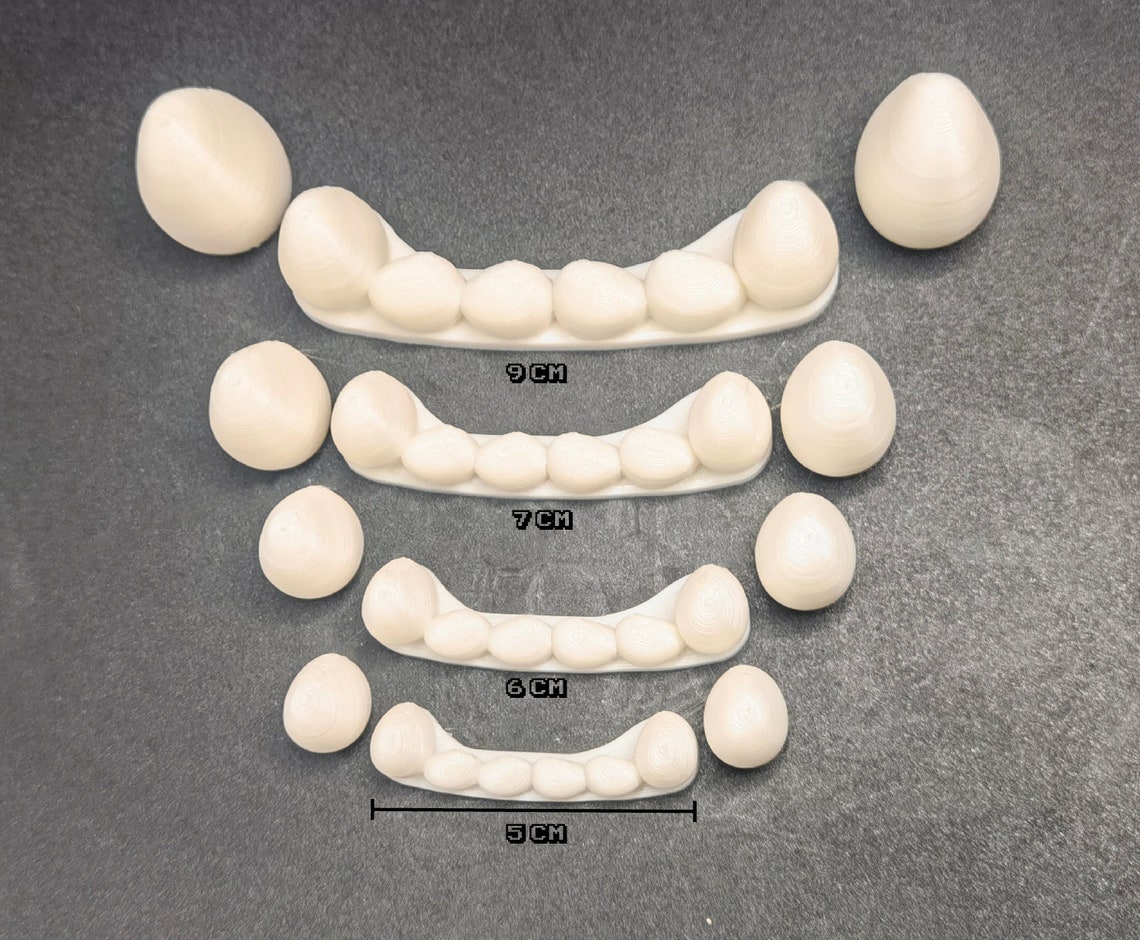 Universal Teeth 3D Printed Teeth/ Fangs Fursuit Furry - Etsy