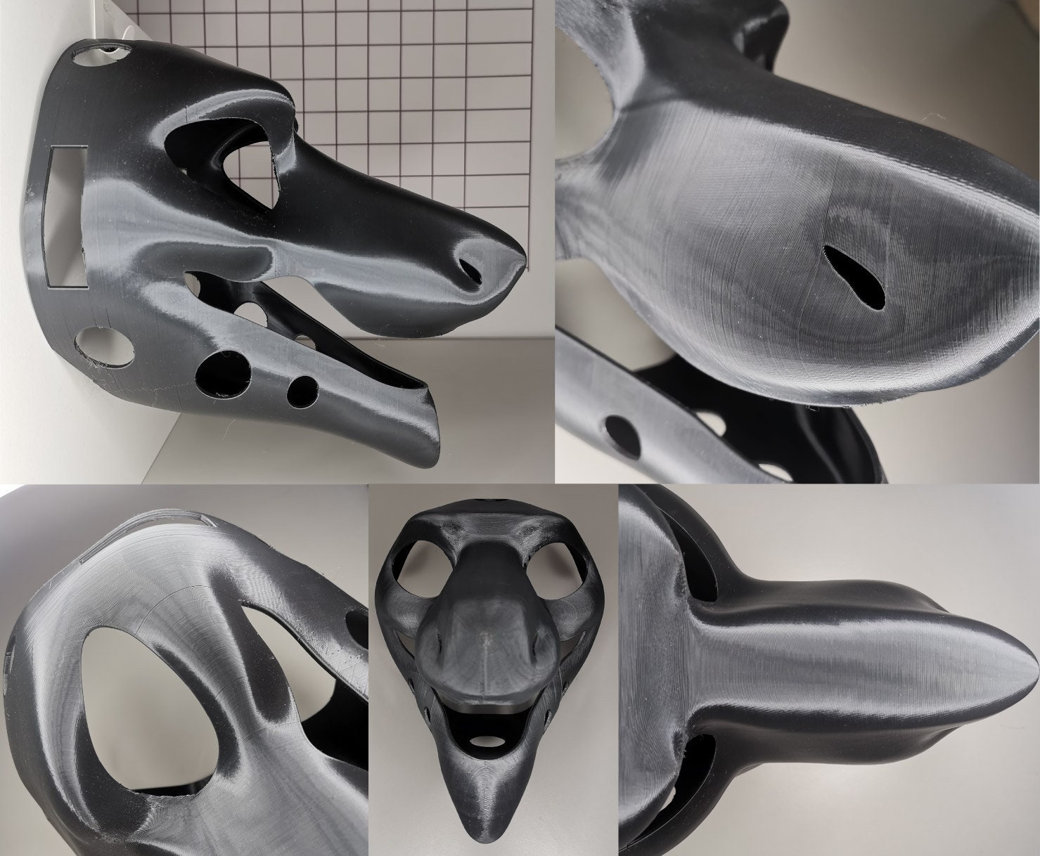 Sergal 3D Printed Head Base Fursuit Furry - Etsy