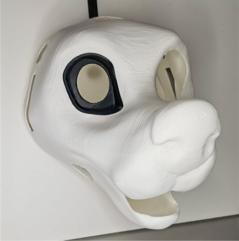 Canine/ Dog 3D Printed Head Base Fursuit Furry - Etsy