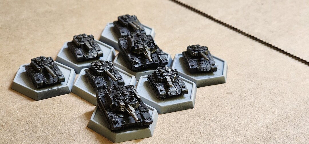 3d Printed Battletech Tank Company Well Painted and Tabletop Ready - Etsy