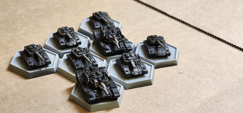 3d Printed Battletech Tank Company Well Painted and Tabletop Ready - Etsy
