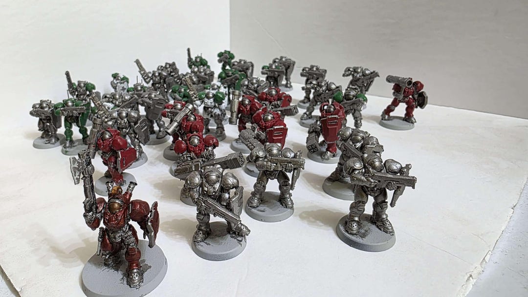 Starcraft Terran Marine 3d Printed Infantry Platoon Project - Etsy