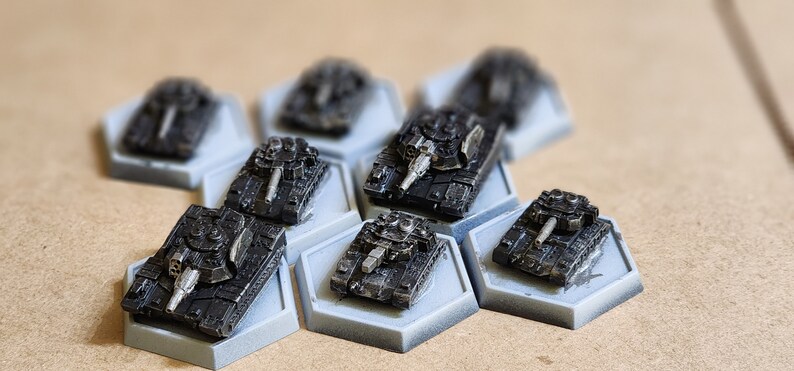 3d Printed Battletech Tank Company Well Painted and Tabletop Ready - Etsy
