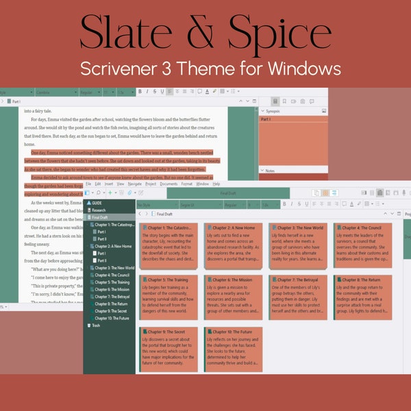 Scrivener Themes Windows - Etsy