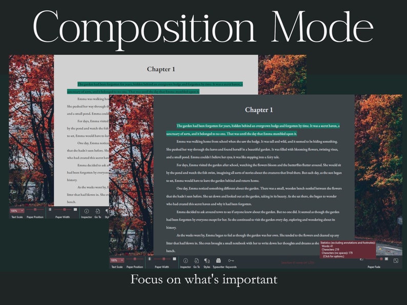 Dark Autumn Scrivener 3 Theme for Windows - Etsy