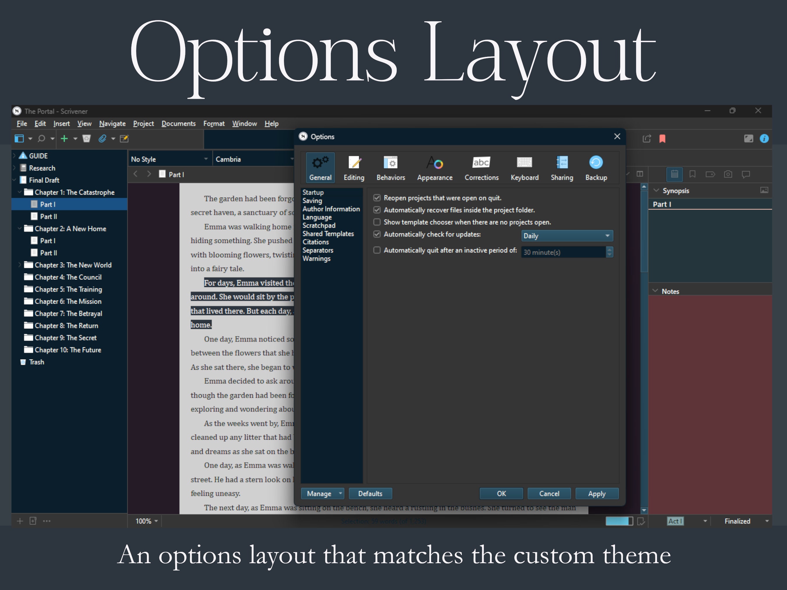 Enigmatic Forest Scrivener Theme for Windows - Etsy