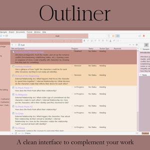 Pale Chestnut Scrivener Theme for Windows - Etsy