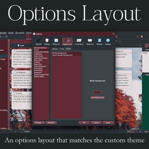 Dark Autumn Scrivener 3 Theme for Windows - Etsy