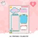 Cute Daily Planner | A4 Printable and Fillable PDF With 3 Adorable ...