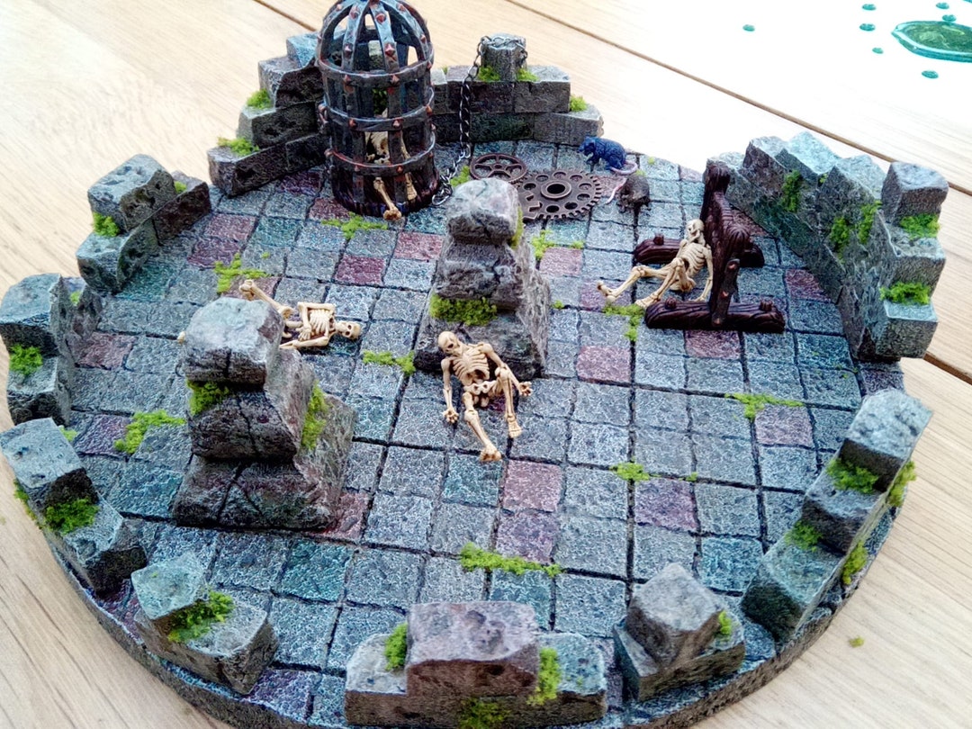 Dungeon Prison Torture Chamber Painted Tabletop and Wargame - Etsy