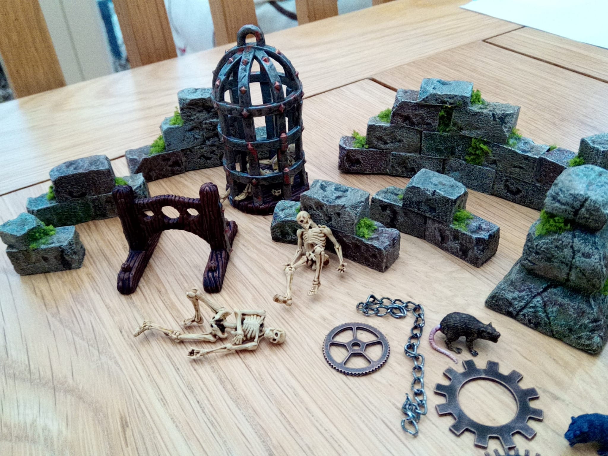 Dungeon Prison Torture Chamber Painted Tabletop and Wargame - Etsy