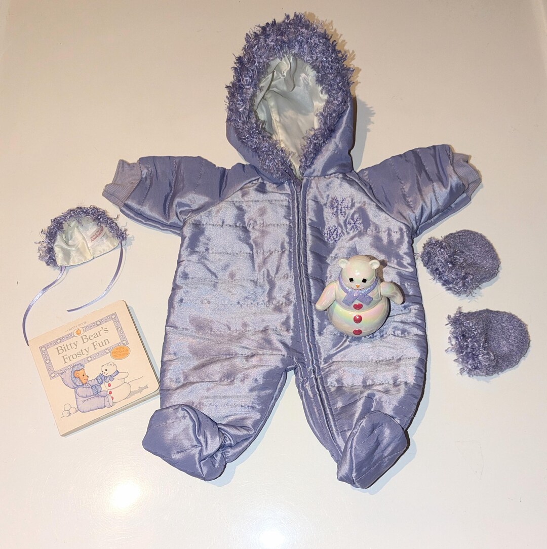 American Girl Vintage Retired Bitty Baby Snow Flake Fun Snowsuit Set - Etsy