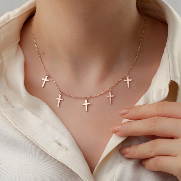 Cross Choker - Etsy