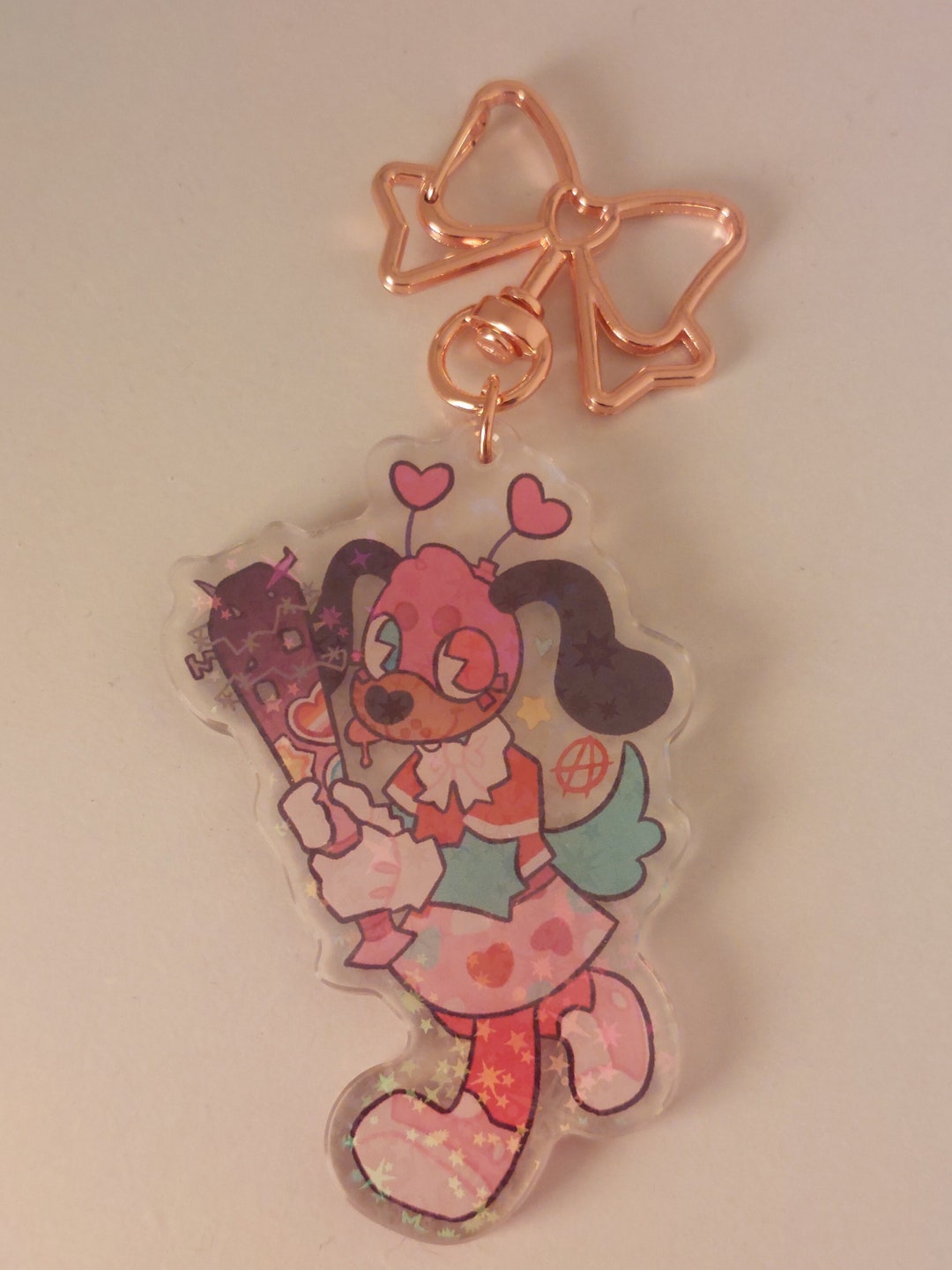 Confetti! Toontown Online OC Holographic Acrylic Charm - Etsy