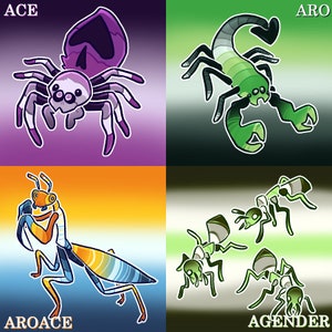 LGBT / Queer Pride Bug Stickers - Etsy