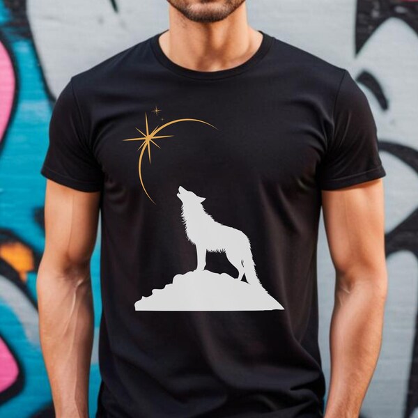 Wolf Shirt - Etsy