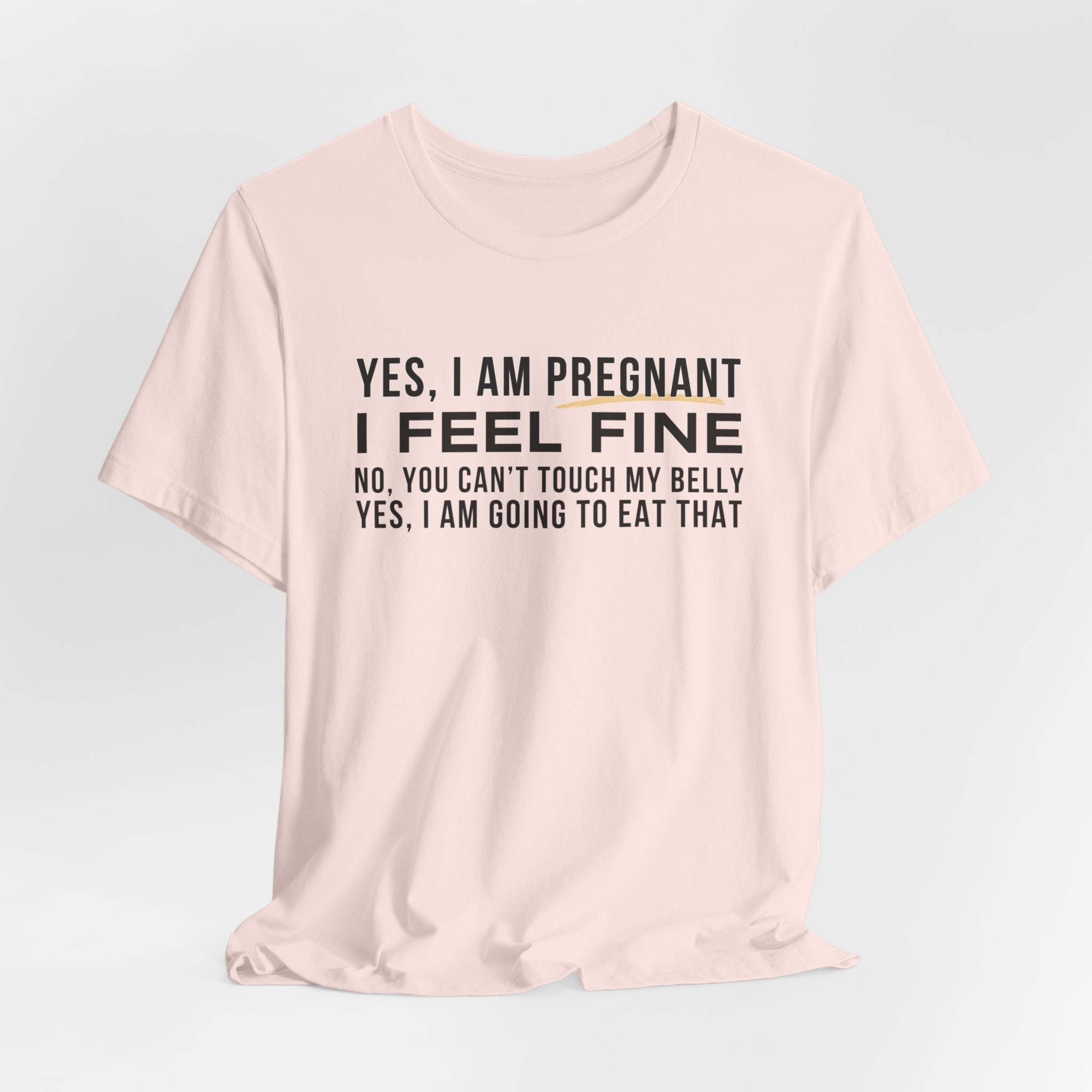 Funny Pregnancy Shirt,yes I Am Pregnant Shirt,maternity Shirt,cute Baby ...
