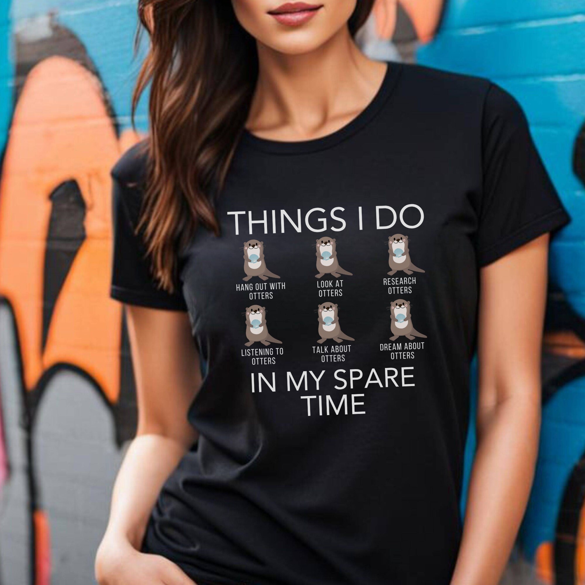 Otter Shirt, Cute Otter Shirt, Otter Tee, Otter Clothes, Animal Shirts ...