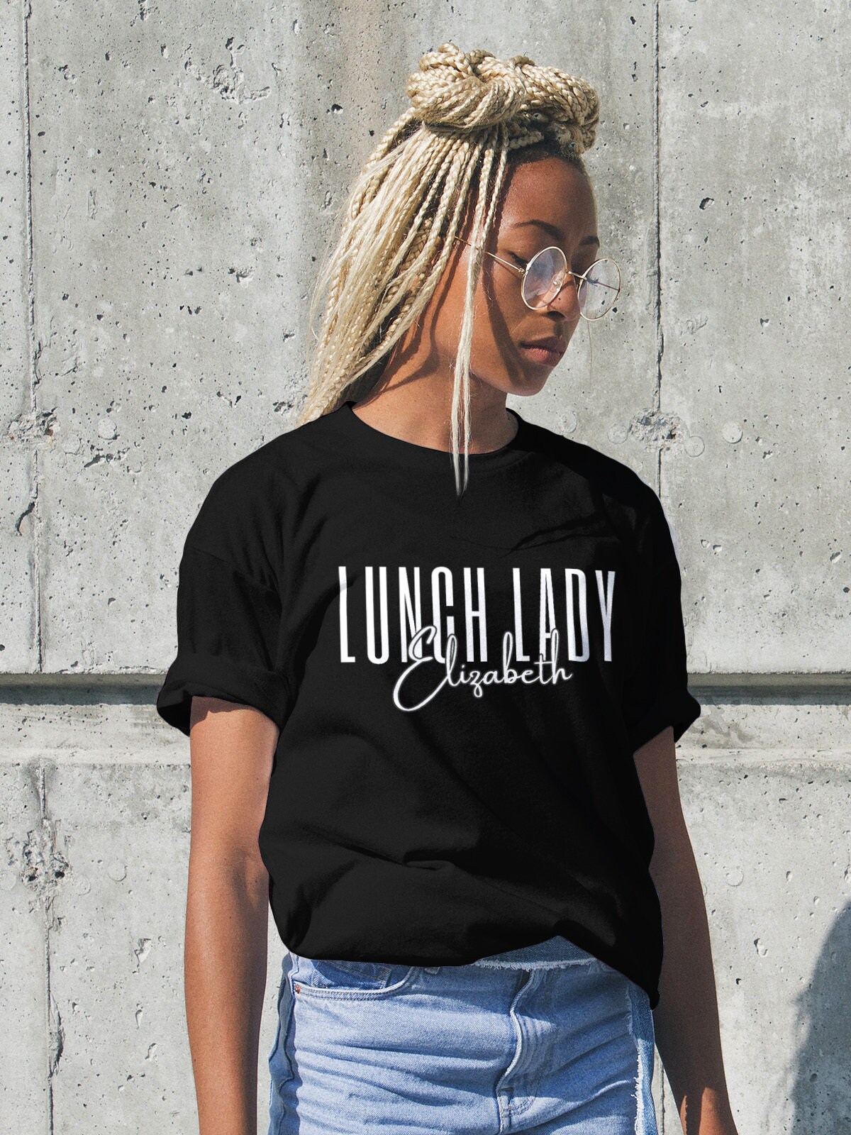 Custom Name Lunch Lady Shirt, Lunch Squad, Custom School Lunch Ladies ...