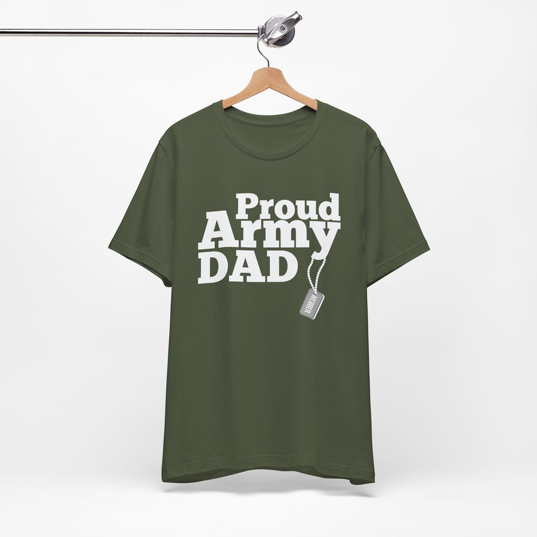 Custom Proud Army Dad Shirt,personalized Army Dad Shirt,soldier Dad ...