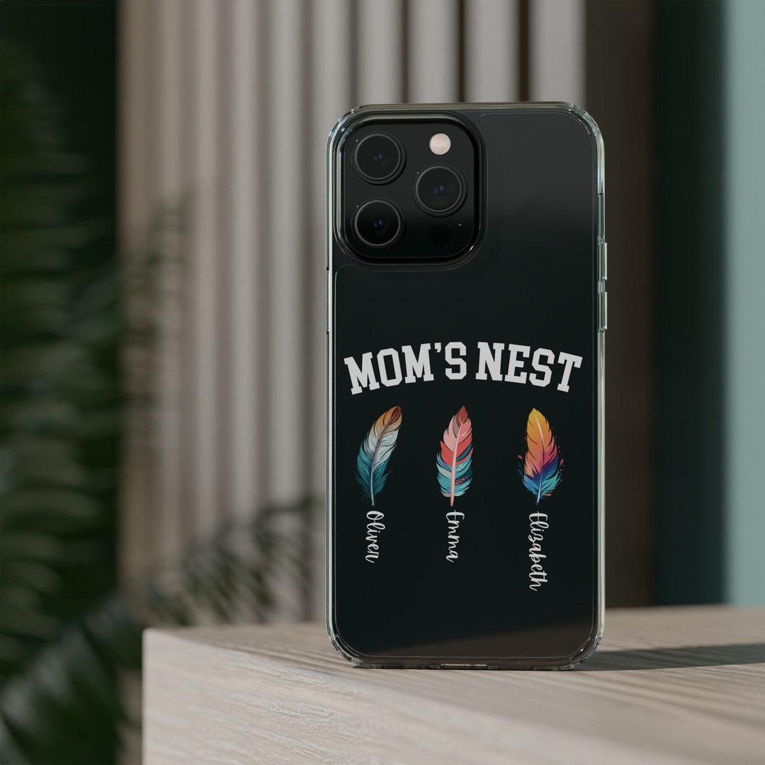 Personalized Mom Phone Case With Kids Names,custom Mama iPhone Case ...