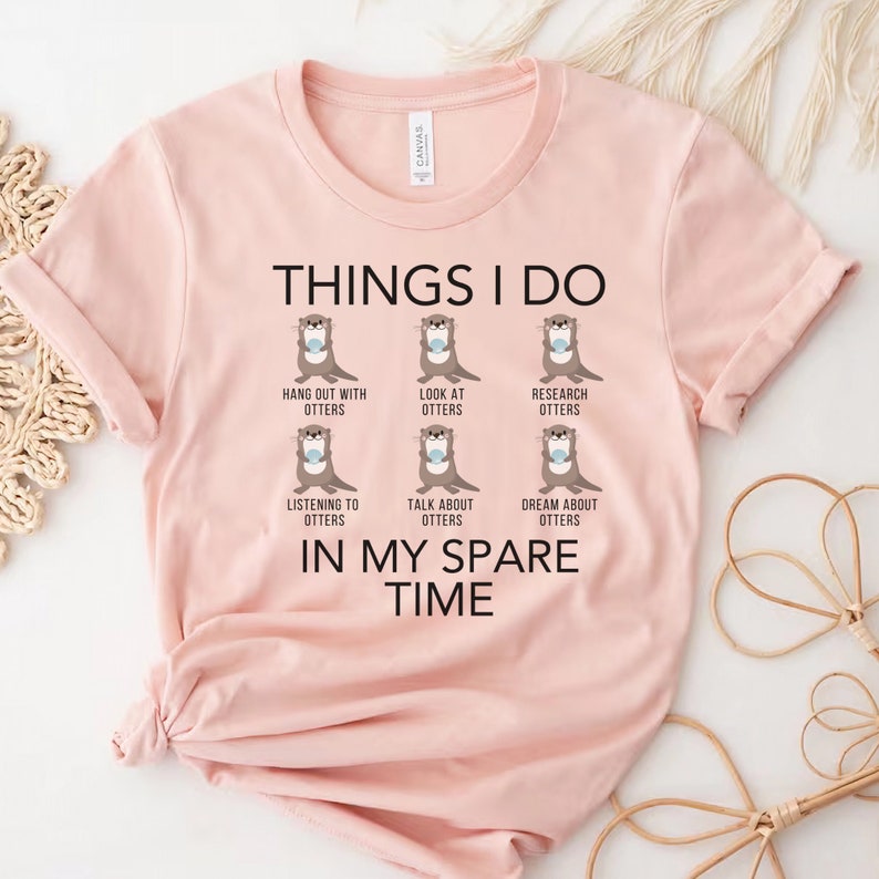 Otter Shirt, Cute Otter Shirt, Otter Tee, Otter Clothes, Animal Shirts ...