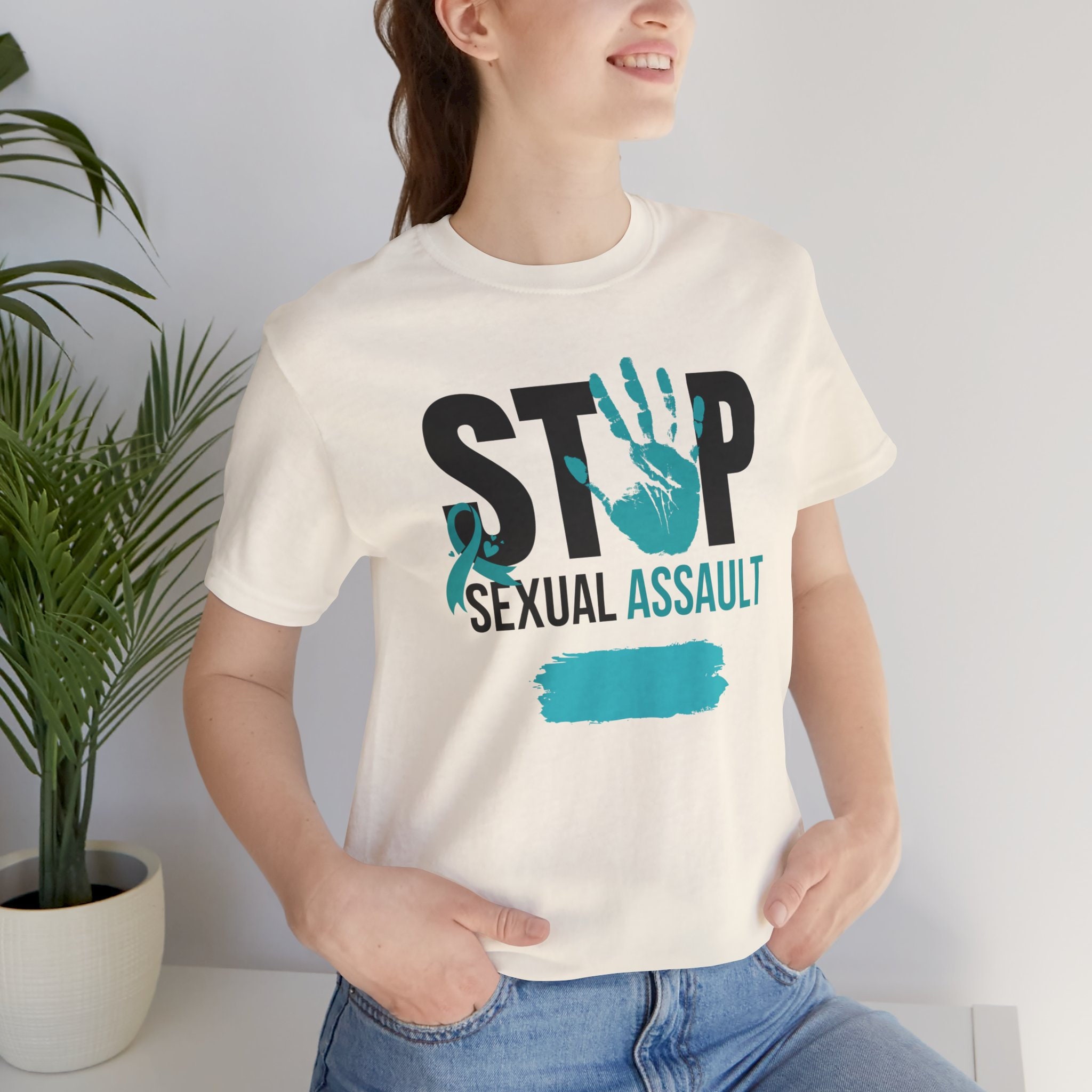 Stop Sexual Assault Sexual Assault Awareness Tee Sexual Assault Support