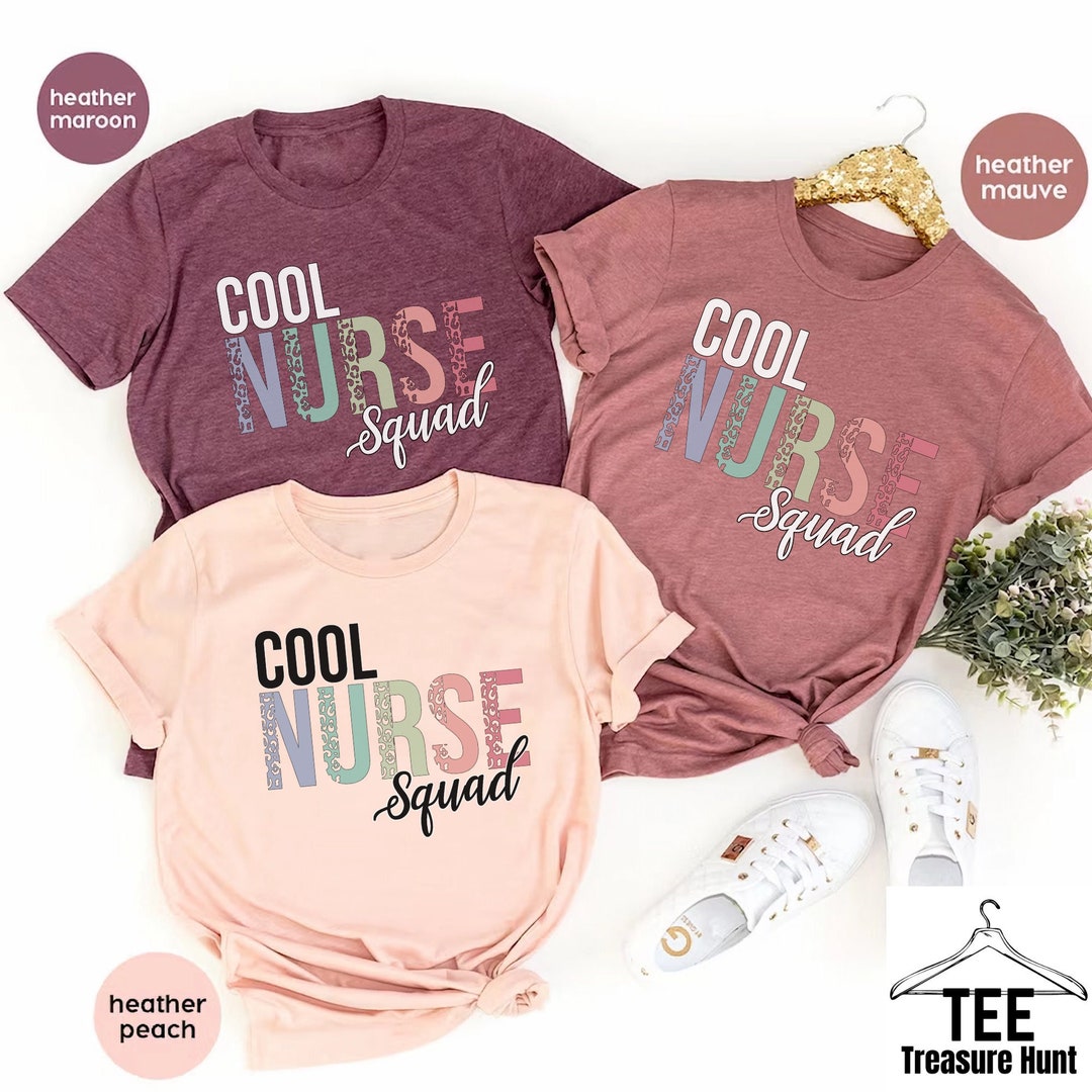 Matching Nurse Shirts, Cool Nurse Squad Shirt,national Nurses Day 2025 ...