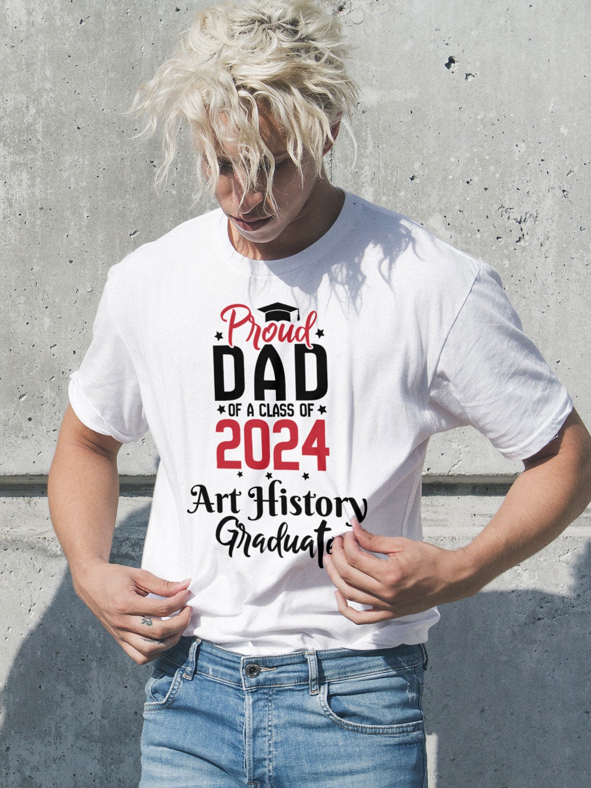 Proud Dad of A 2024 Art History Graduate Shirt, Graduate Dad Shirt ...