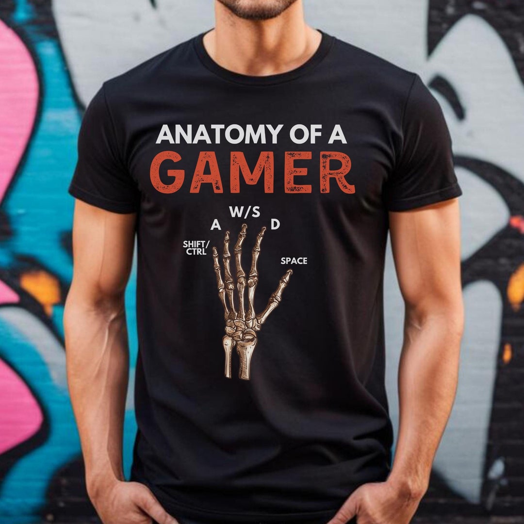 Anatomy of A Gamer, Funny Gamer Gifts, Gift for Gamer, Gaming Gifts for ...