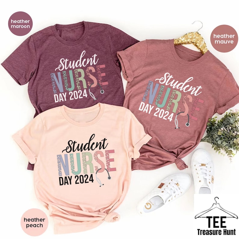 Matching Nurse Shirts, Student Nurse Day 2025 Shirt, School Nurse Day ...