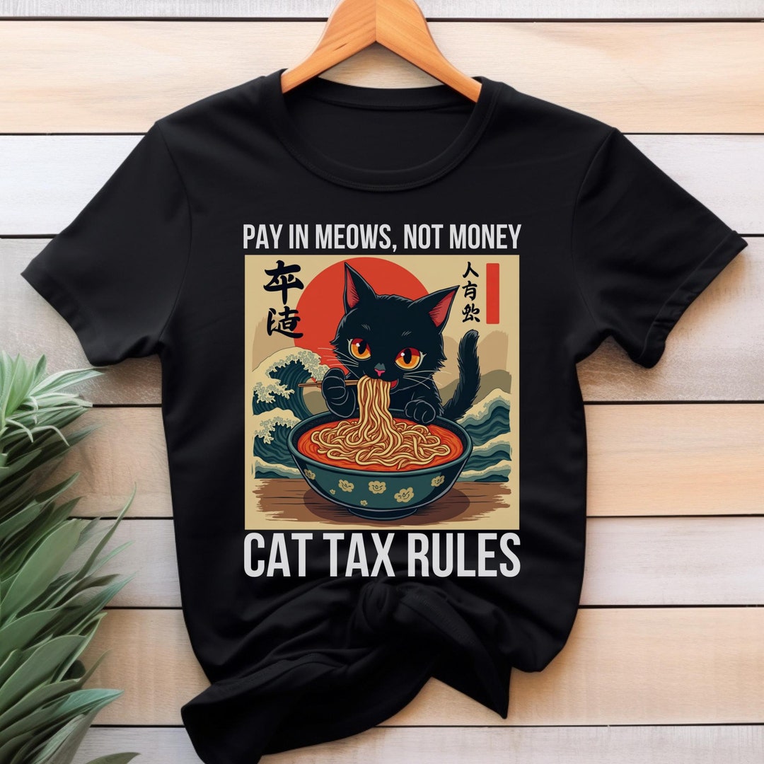 I Paid My Cat Tax,funny Cat Tax Shirt,americans Immigration Tiktok ...