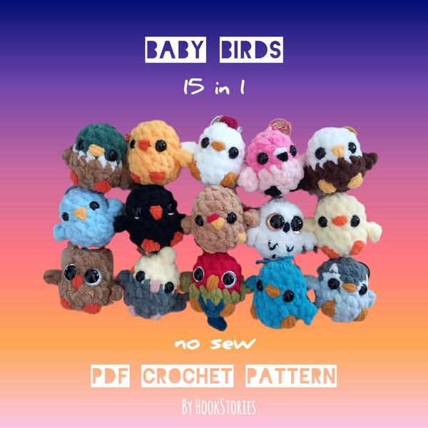 Bird Crochet Pattern - Etsy