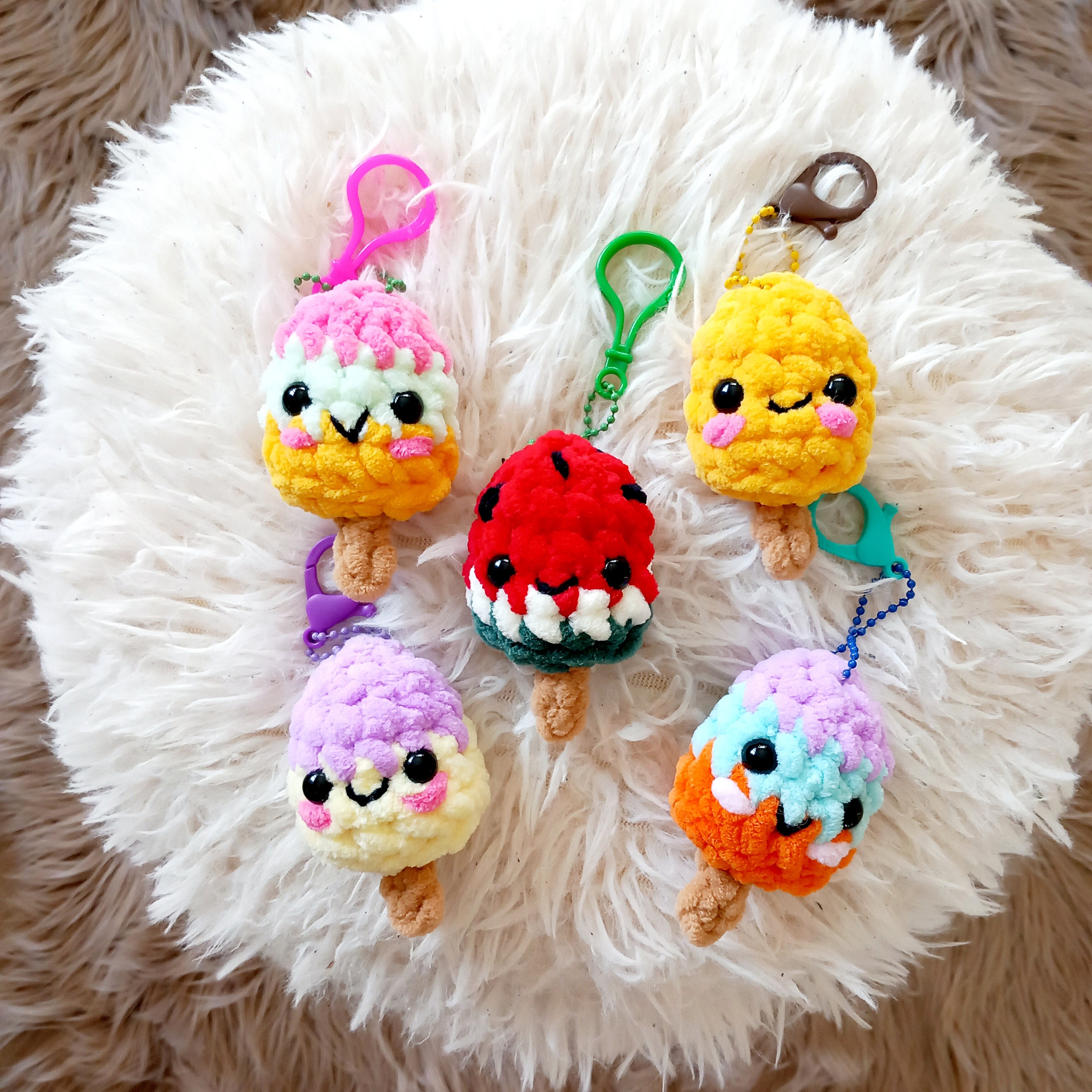 No Sew Mini Popsicle Crochet Pattern, Crochet Popsicle Pattern, PDF ...