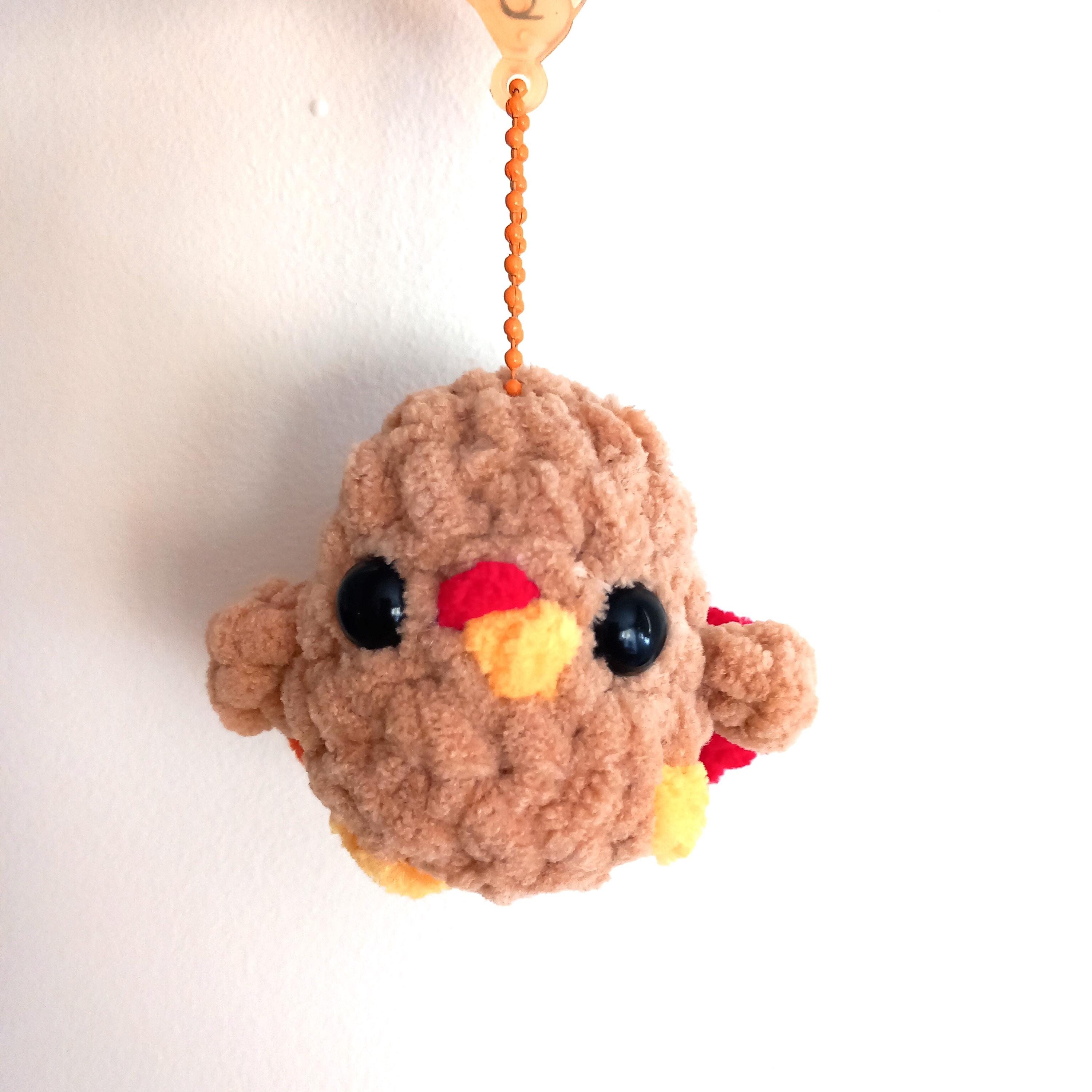 Baby Turkey No Sew Crochet Pattern, Amigurumi Keychain (PDF Pattern) - Etsy