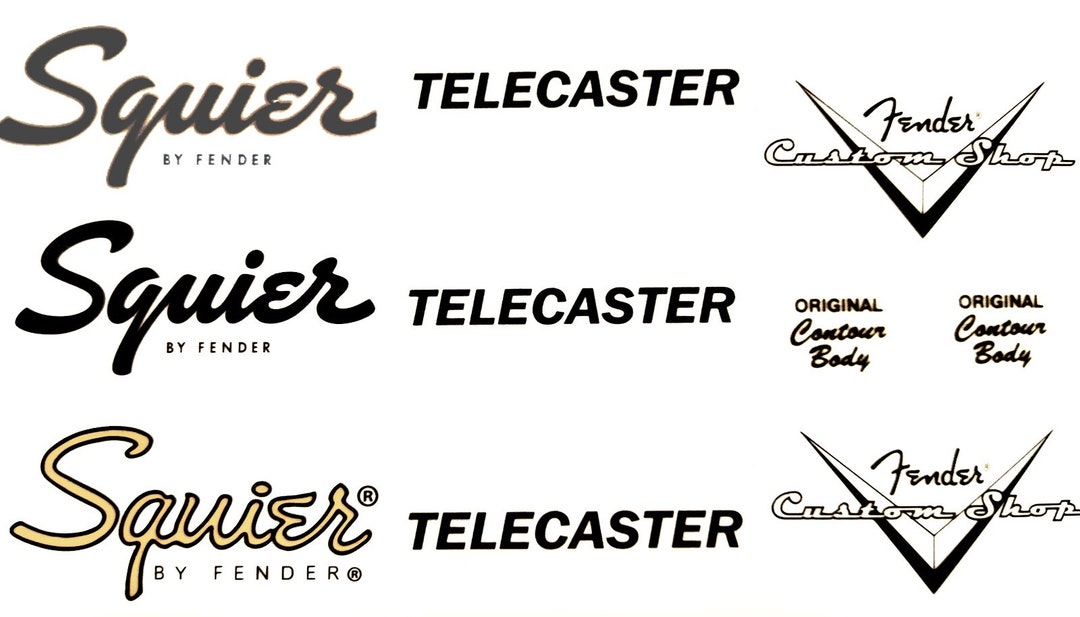 Squire Tele Headstocks Decal - Etsy