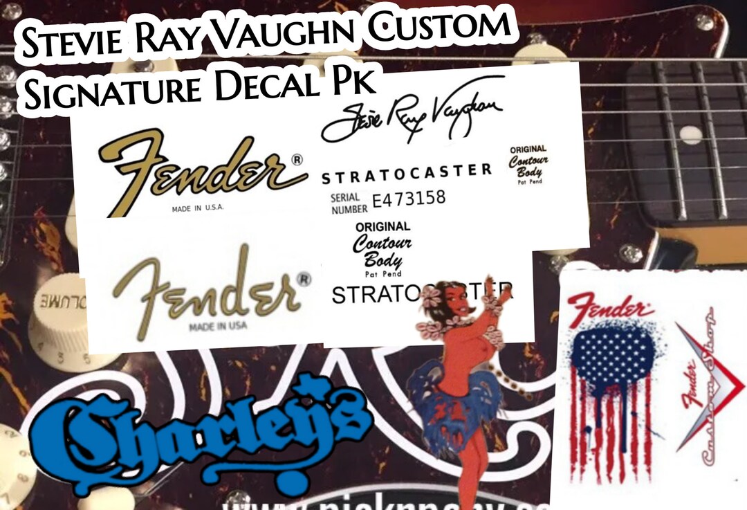 SRV Signature Series Decal PK - Etsy