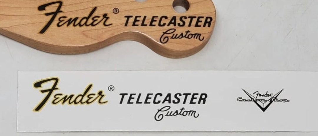 Fender Vintage CBS Era Telecaster Custom Headstock Decal - Etsy