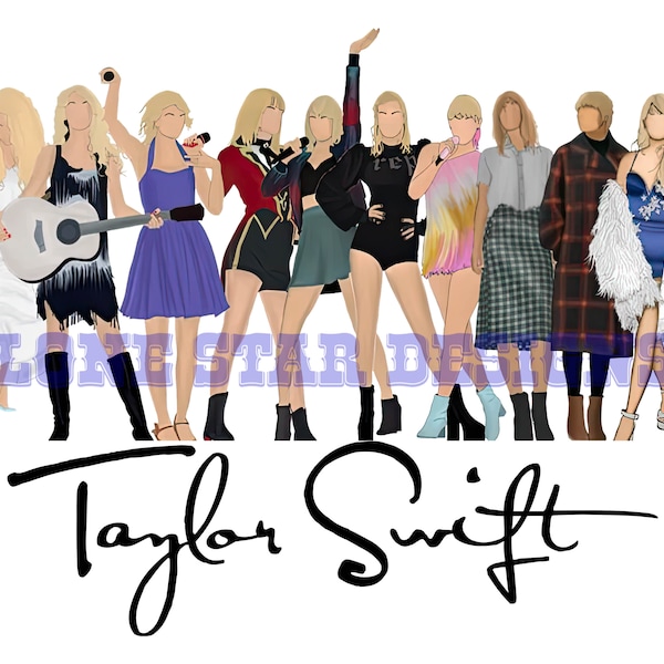 Taylor Swiftpng - Etsy UK