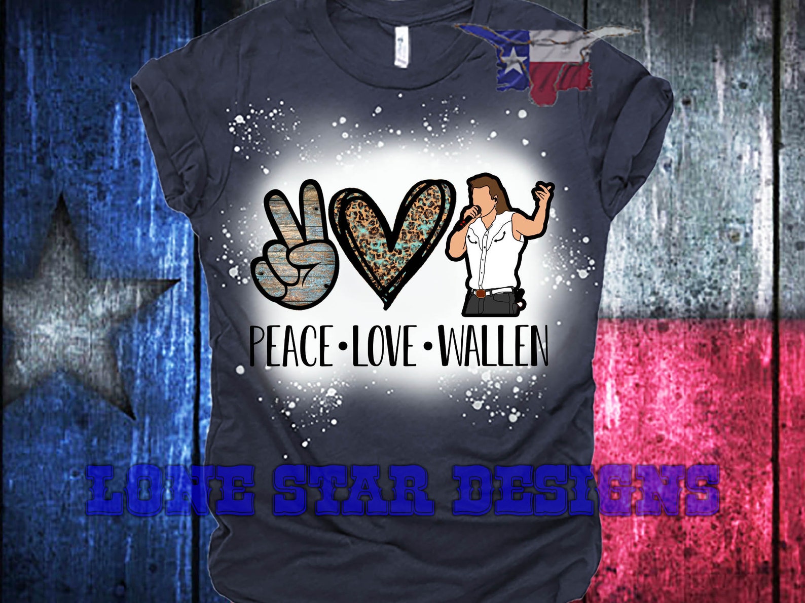 Peace Love Wallen PNG Sublimation Digital Download ONLY Morgan Wallen ...