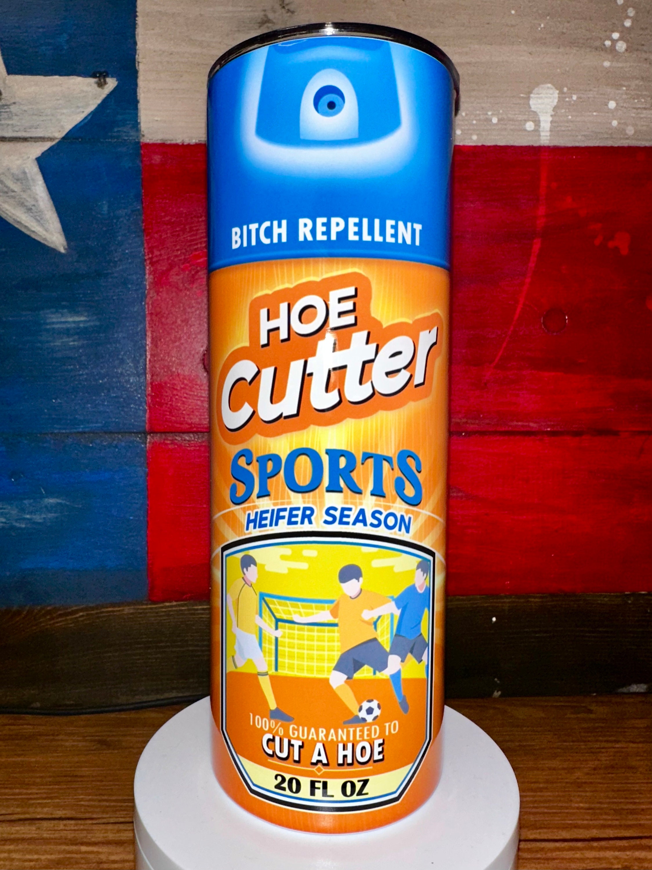 Hoe Cutter Disinfectant Spray Can 20 Oz Stainless Sublimation Tumbler ...